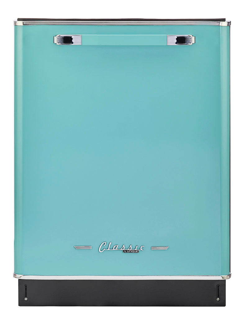 Unique Classic Retro Dishwasher Ocean Mist Turquoise – Unique Appliances