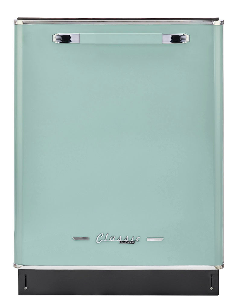 Unique Classic Retro Dishwasher Summer Mint Green – Unique Appliances