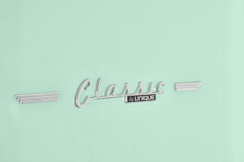 Classic Retro 12 cu. ft. Bottom Freezer Refrigerator in Summer Mint Gr ...