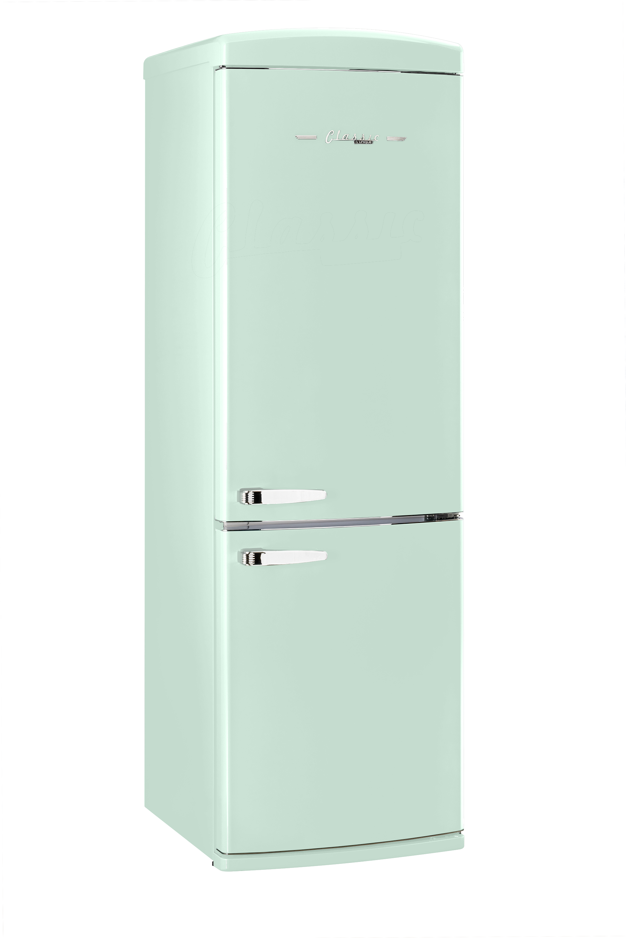 Classic Retro 12 cu. ft. Bottom Freezer Refrigerator in Summer Mint Gr ...