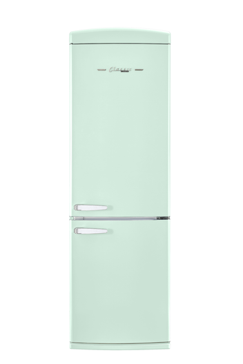 Classic Retro 12 cu. ft. Bottom Freezer Refrigerator in Summer Mint Gr ...