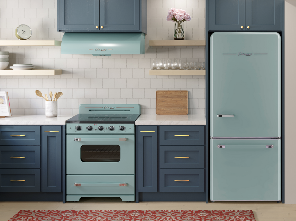 Unique 30' Classic Retro Marshmallow White Electric Ceramic top Range ...