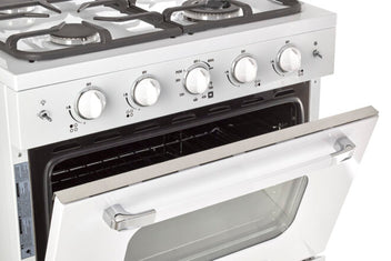 Classic Retro 30 -inch Free-Standing Gas Range with Convection Oven in ...