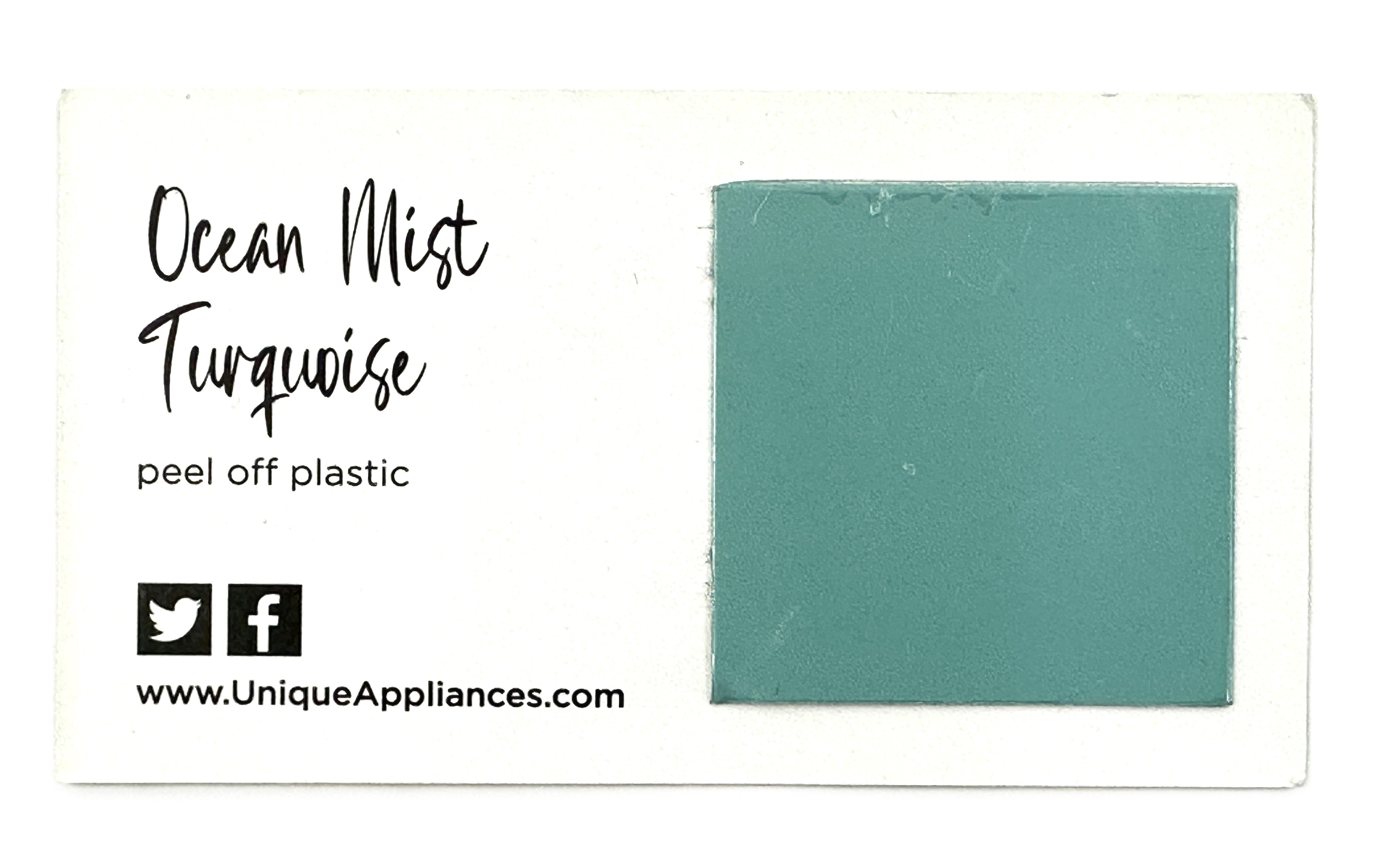Colour Swatch "Ocean Mist Turquoise" – Unique Appliances