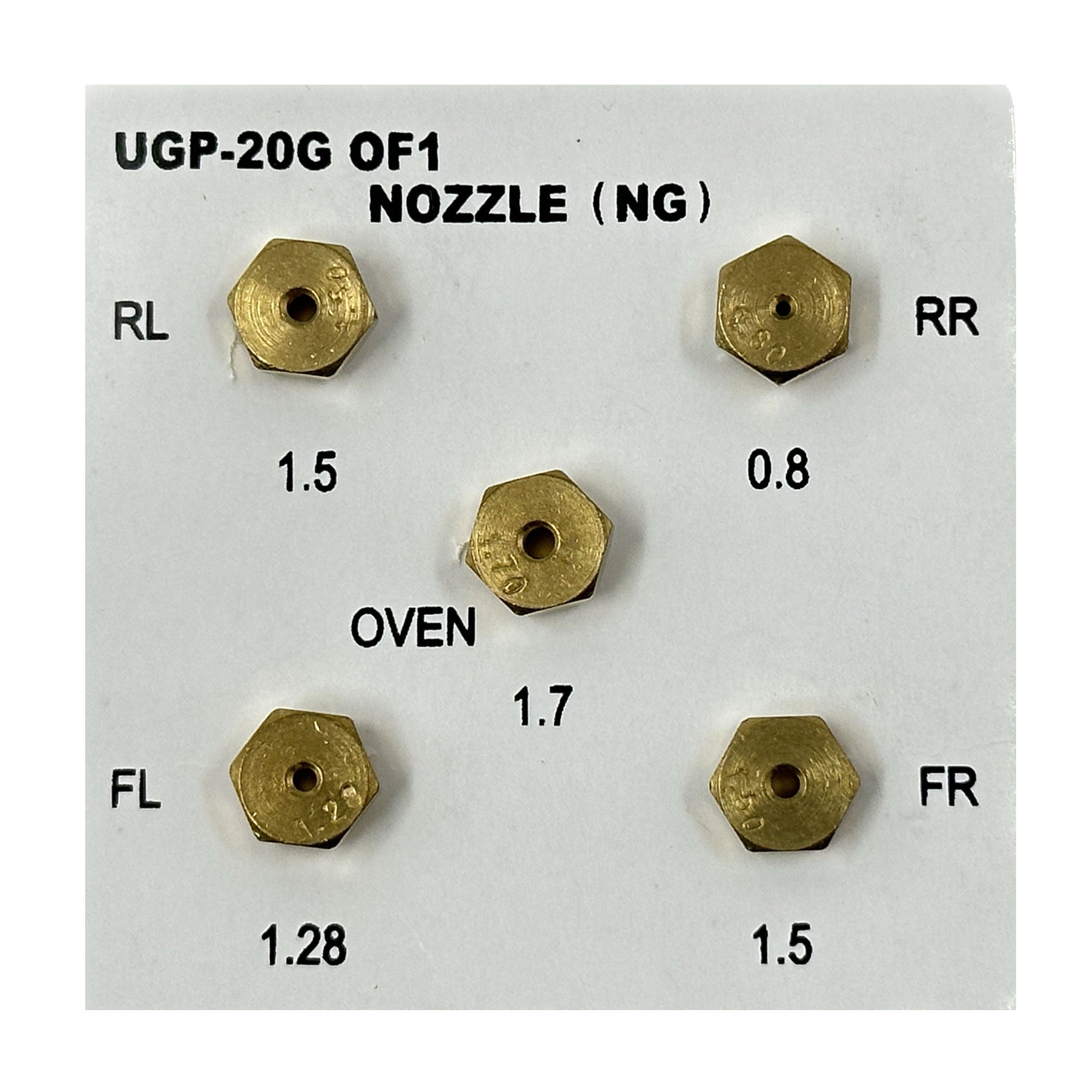NG Orifice kit for UGP-20G Ranges – Unique Appliances