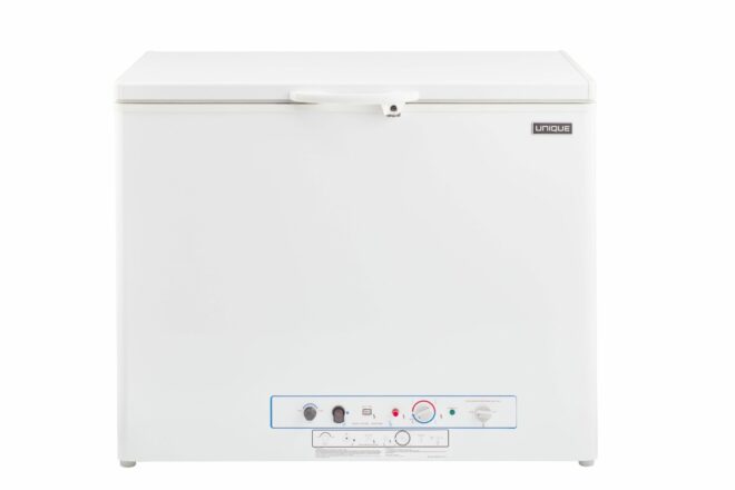 Unique 6 cu/ft White propane freezer Standard Model – Unique Appliances