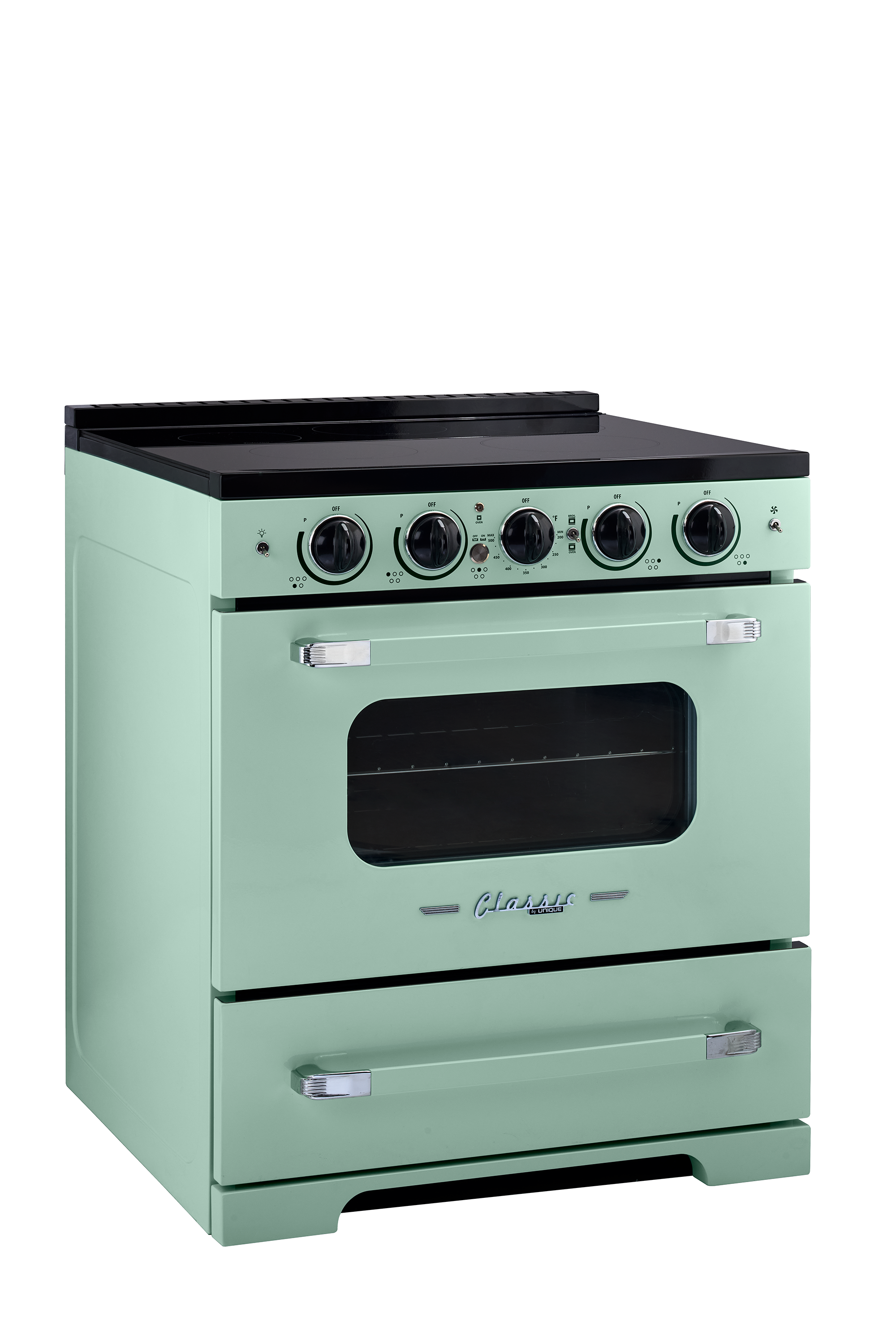 Unique 30' Classic Retro Induction Range Summer Mint Green – Unique ...