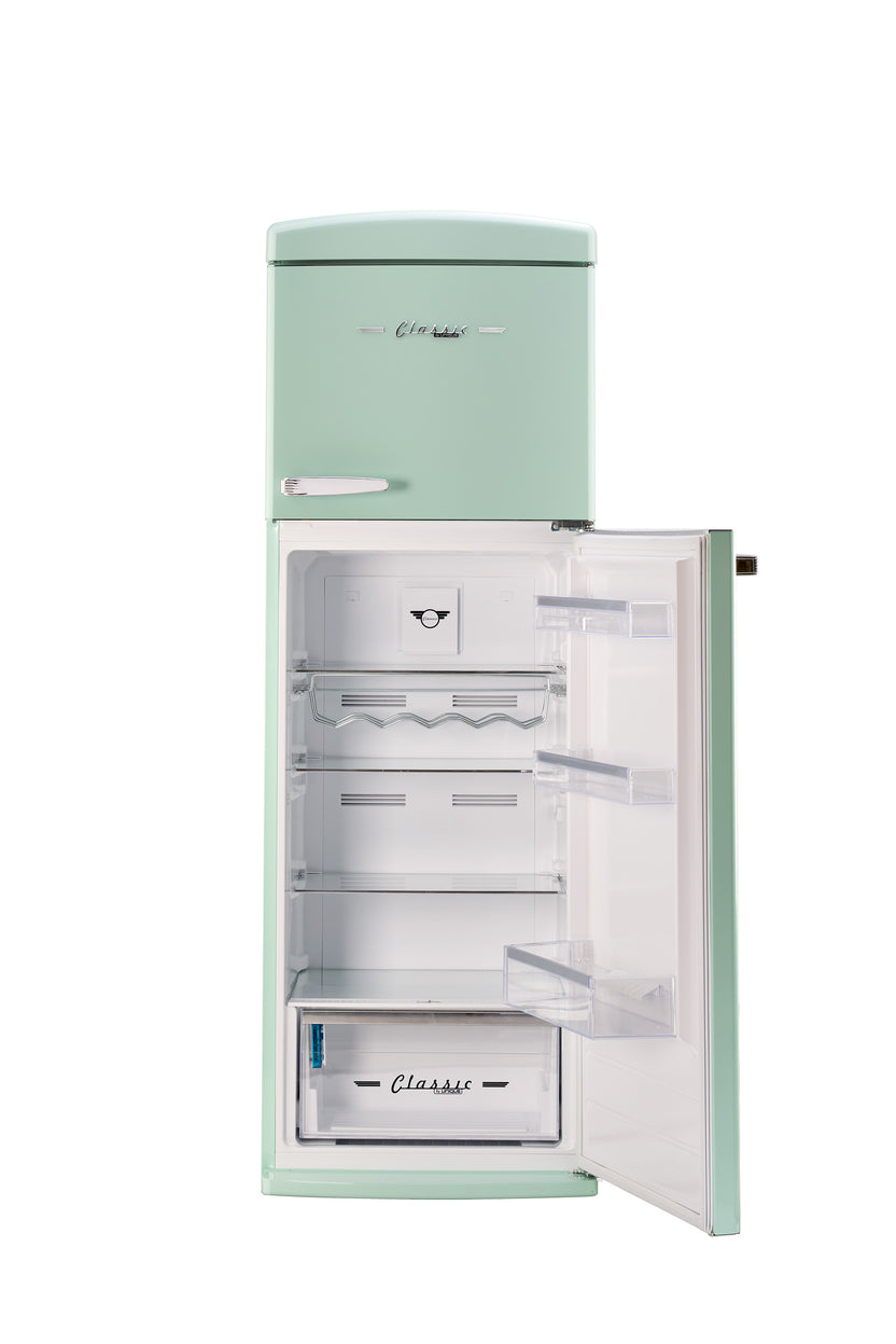 Unique 310L Summer Mint Green Top Mount Refrigerator – Unique Appliances